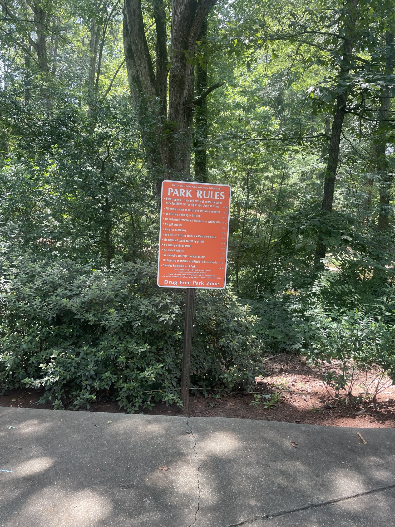 Sign defaced in Dearborn Park – Friends of Dearborn Park
